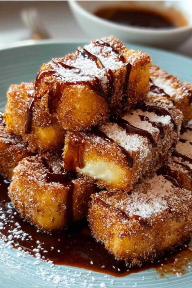 French Toast Churro Bissen - Einfaches Frühstücksrezept