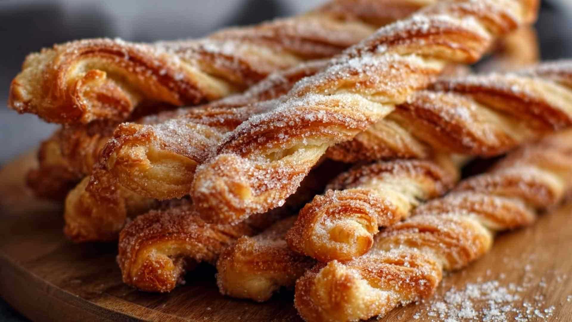 Zimt-Zucker-Twists aus Blätterteig – Schnelles Backrezept